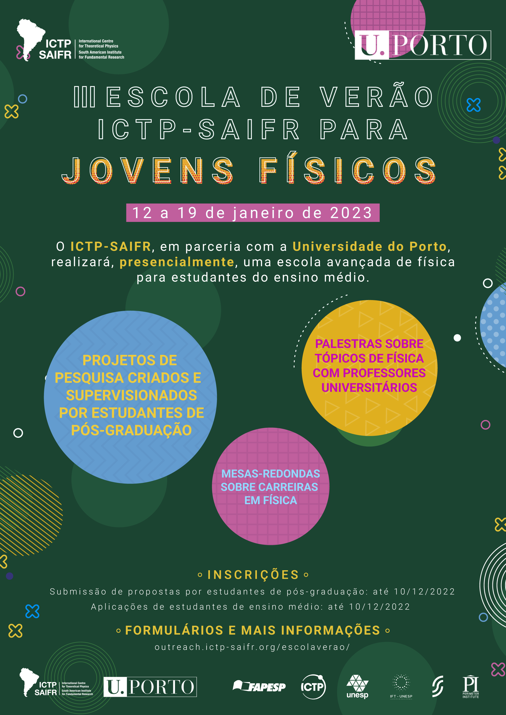 III Escola de Verão ICTP-SAIFR para Jovens Físicos - Outreach at ICTP-SAIFR